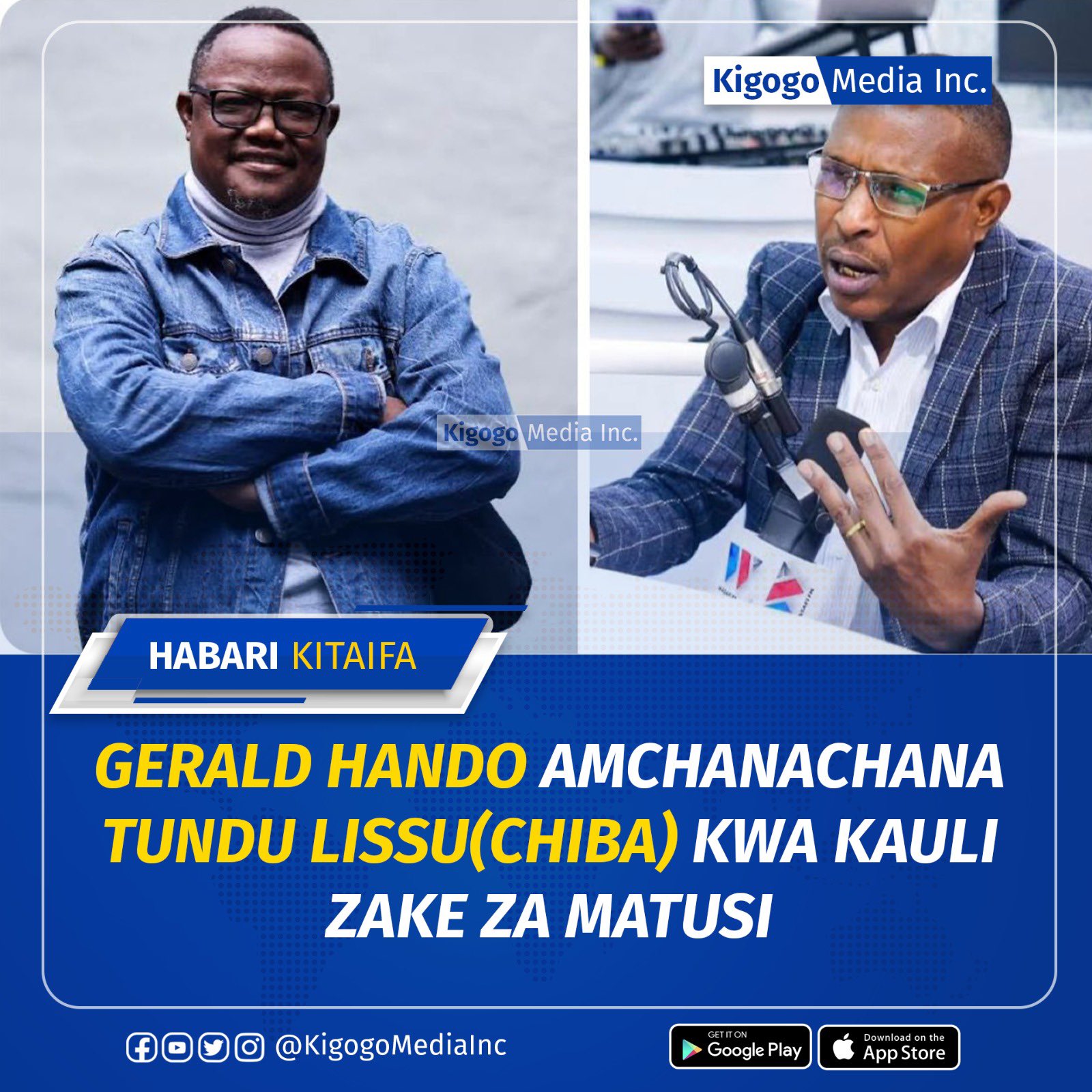 Kigogo Media Inc. on Twitter: ""Nchi haiwezi kufanya jambo kwa kumfikiria Tundu Lissu ,kwanza ...