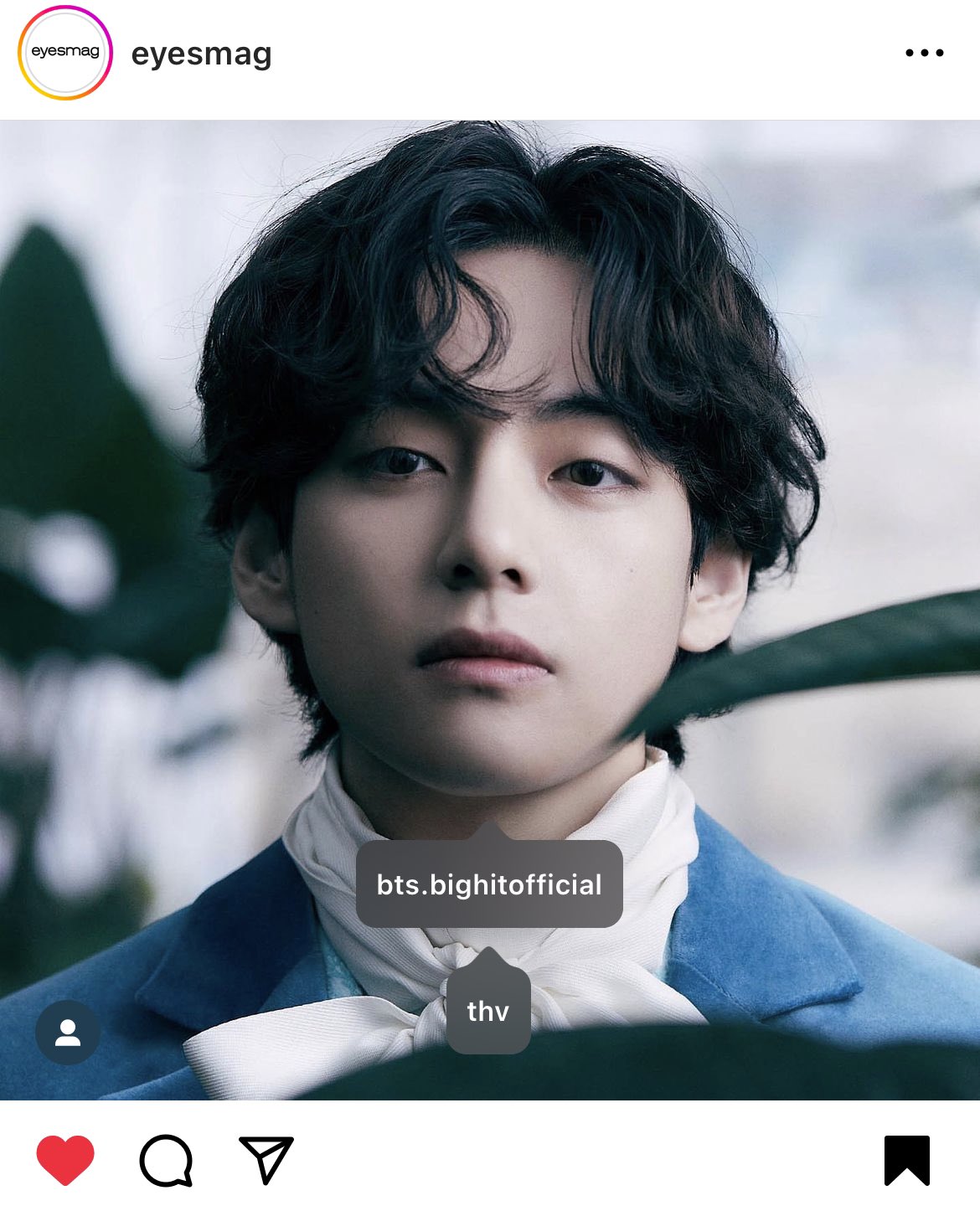 KTH FACTS on Twitter: "[INFO] eyesmag Instagram Post BTS V is preparing for his solo debut. 💙 ...