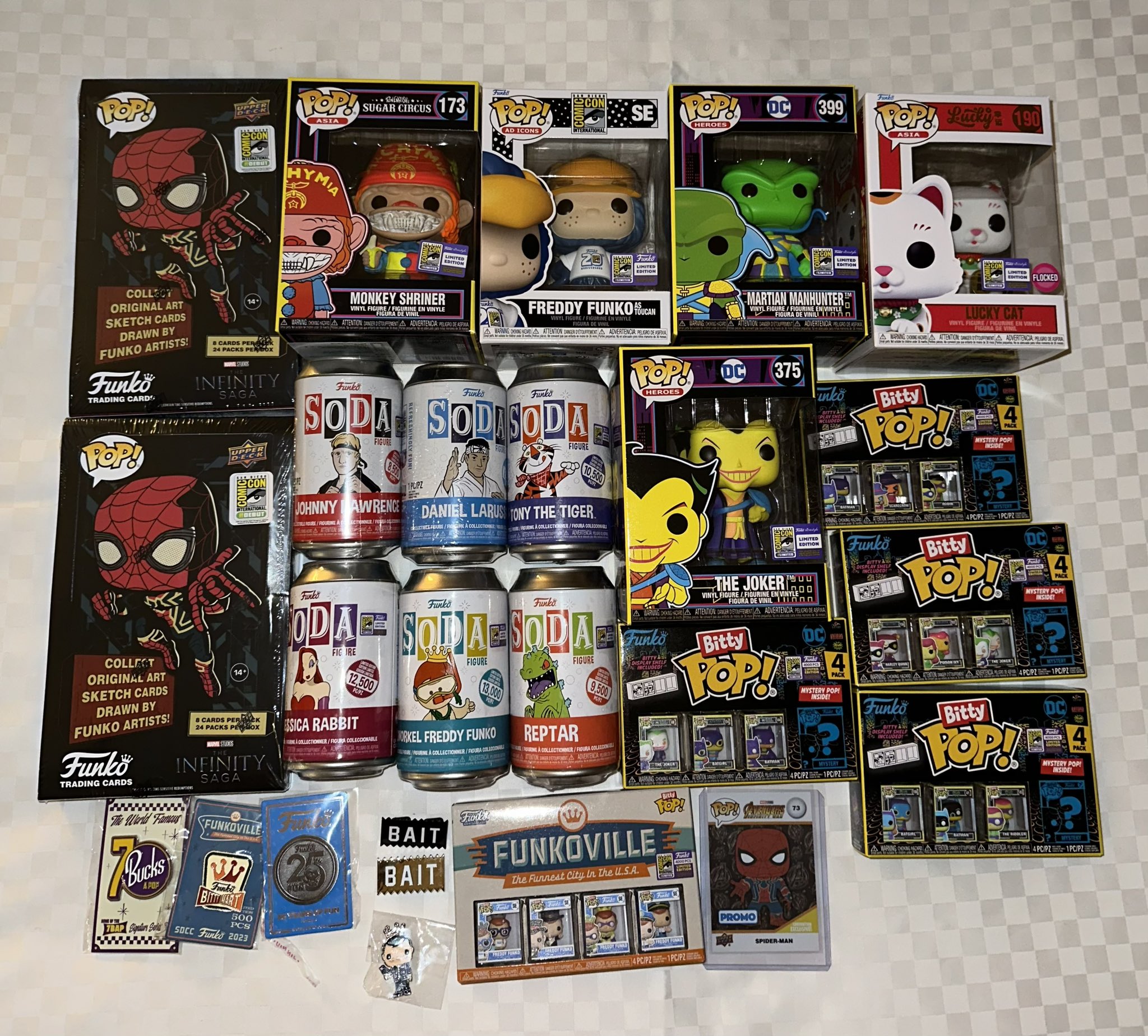 DisTrackers on Twitter: "SDCC Haul Day 1 - Picked up these exclusives! . #Funko #FunkoPop # ...