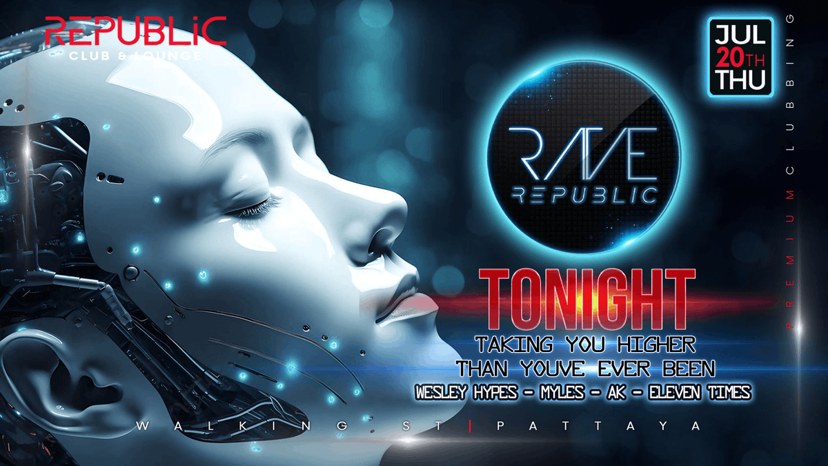 Republic Club & Lounge on Twitter: "𝑻𝑶𝑵𝑰𝑮𝑯𝑻 is 𝗥𝗔𝗩𝗘 𝗥𝗘𝗣𝗨𝗕𝗟𝗶𝗖! An experience for the senses at ...