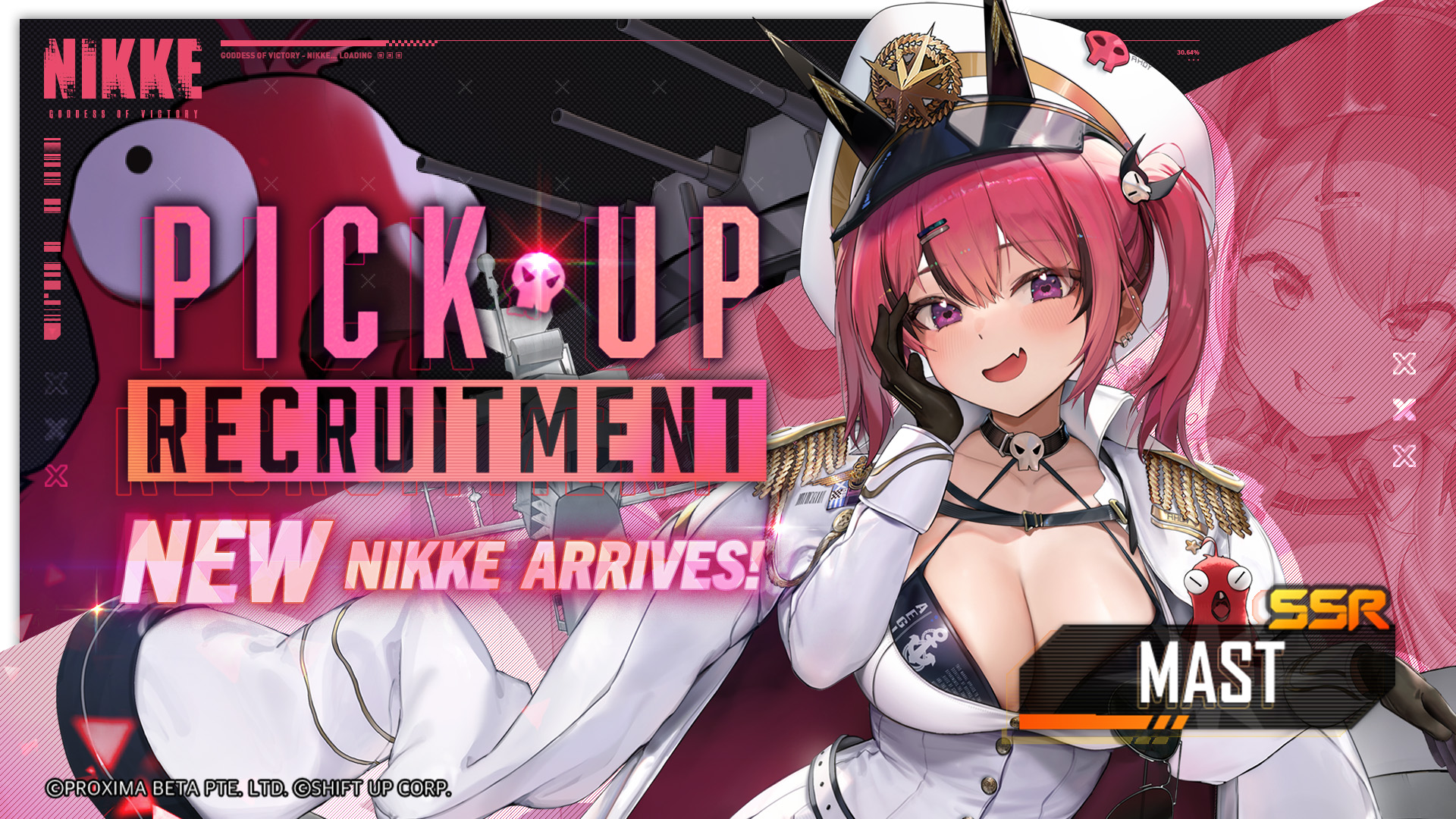GODDESS OF VICTORY: NIKKE on Twitter: "【Pick Up Recruitment Notice】 The pirate aspirant Nikke ...