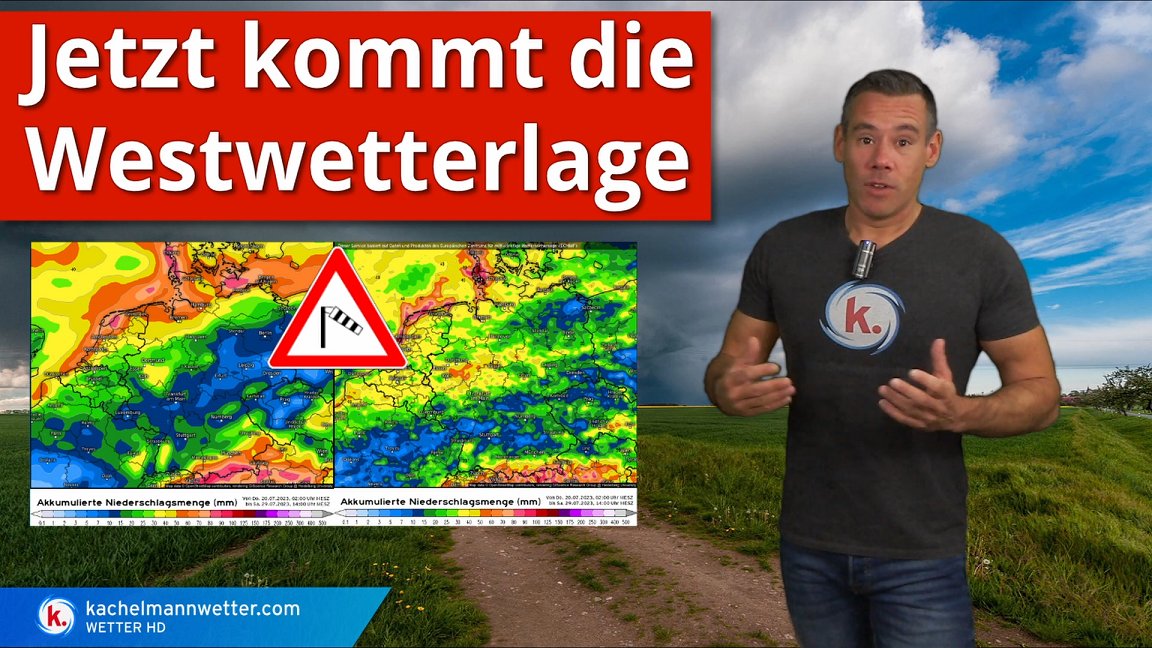 Kachelmannwetter on Twitter: "Unbeständige Westwetterlage kommt mit viel Wind, Schauern und ...