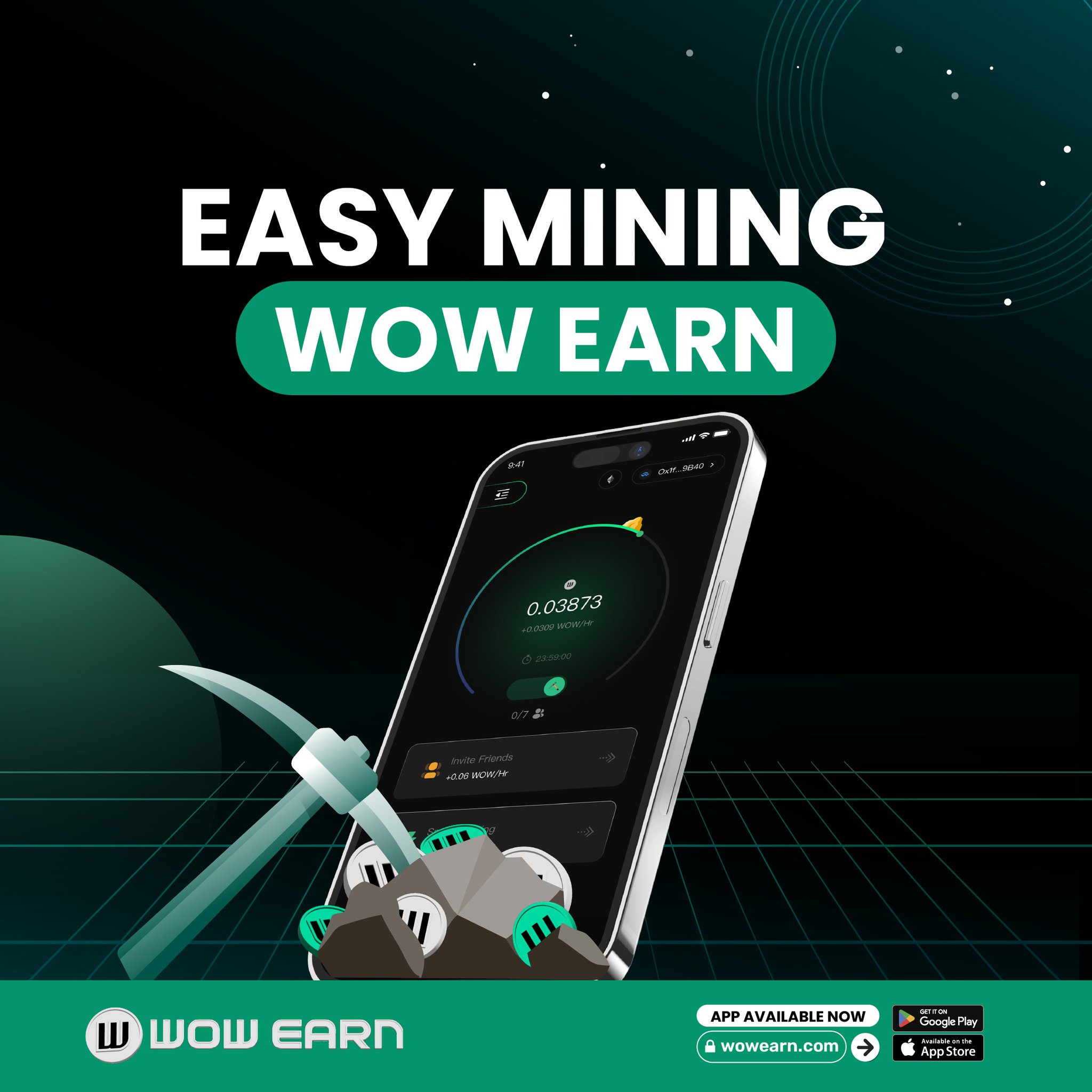 WOW EARN on Twitter: "🚀 Energize Your Profits with WOW EARN Mining! ⛏️💰 get the full potential ...