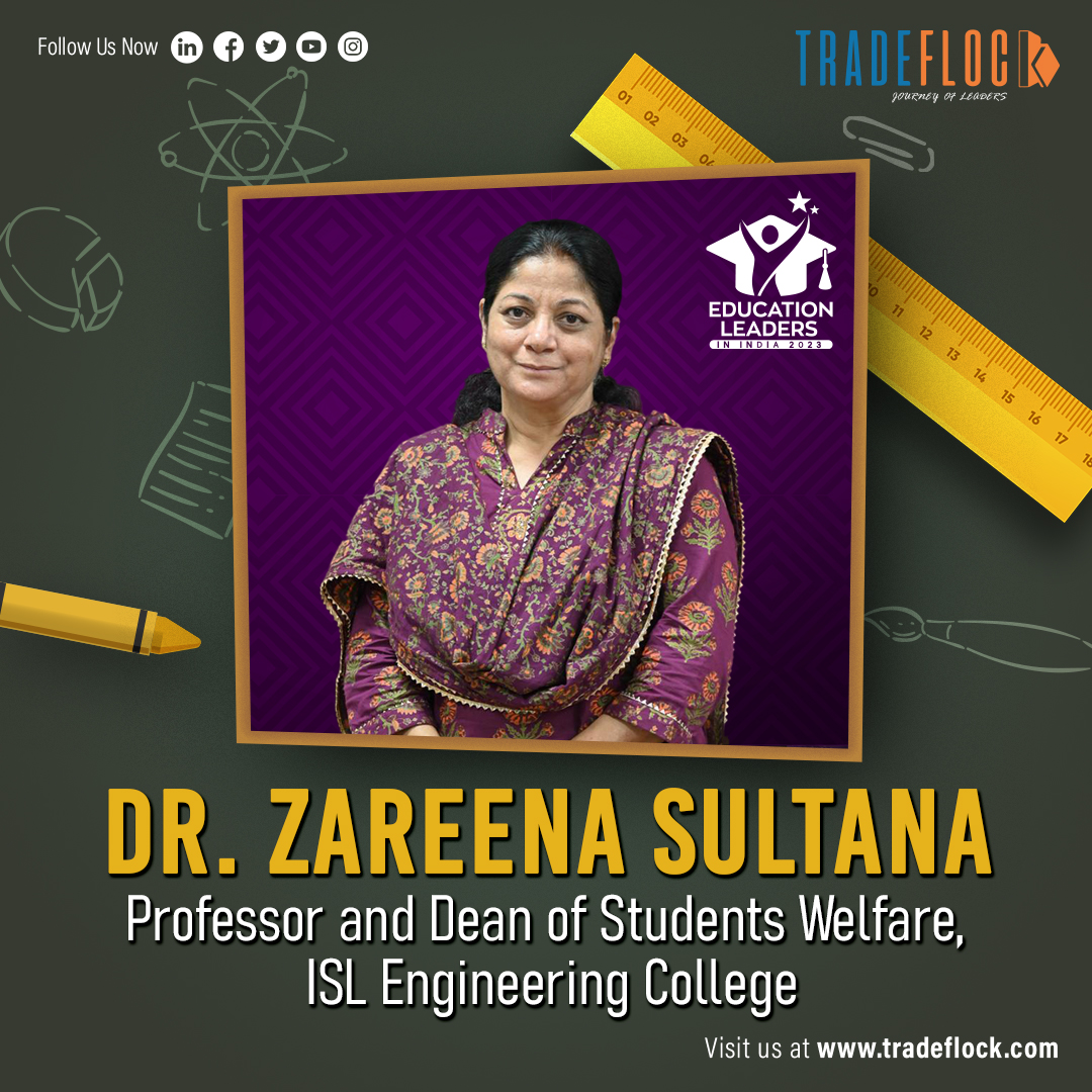 TradeFlock on Twitter: "Tradeflock recognises Dr Zareena Sultana, Professor and Dean of Students ...