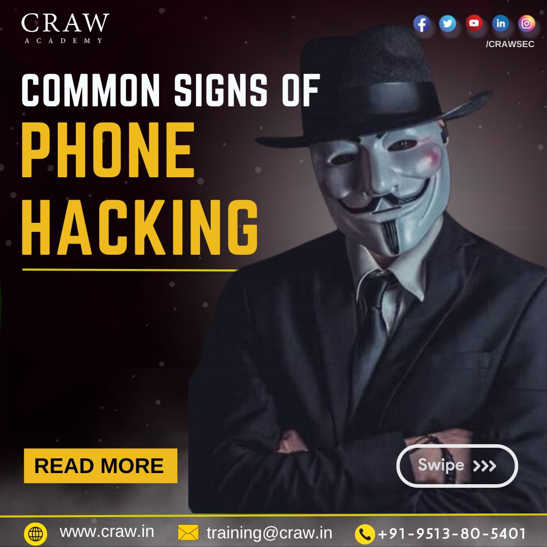 CRAW on Twitter: "🔒 Discover the Secret Signs of Phone Hacking! 🔍📱 Uncover the subtle hints that ...