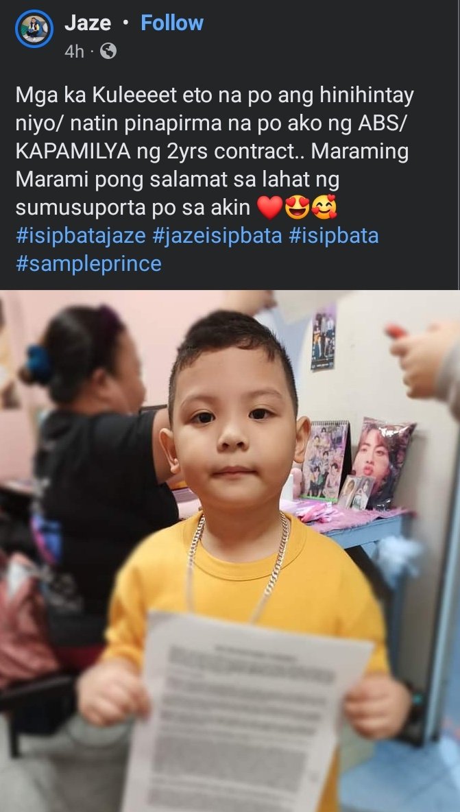 Alt It's Showtime Na 💛💙⭐ on Twitter: "Sample Prince ng @itsShowtimeNa Jaze, pumirma ng 2 years ...