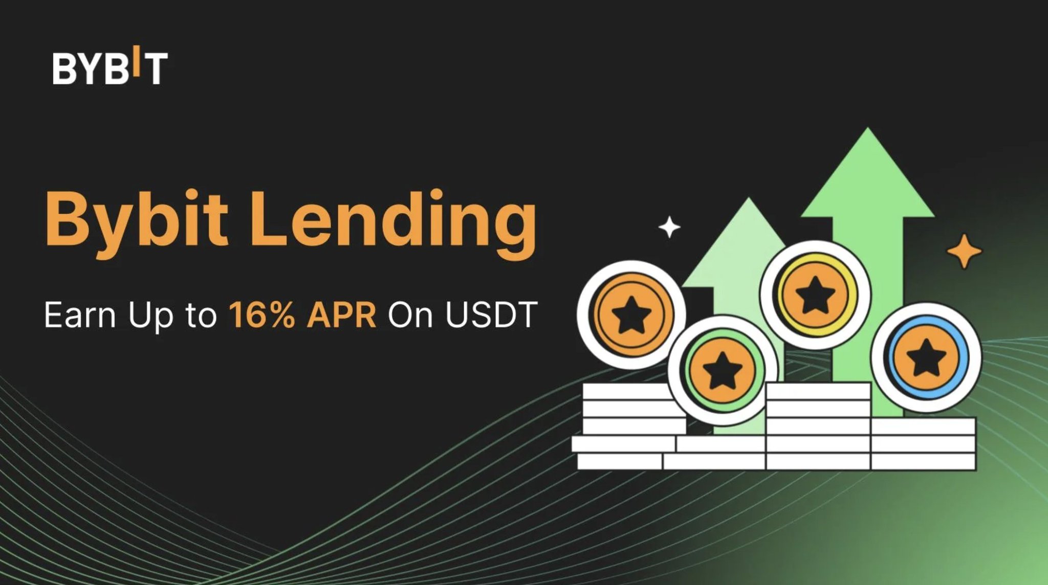 Bybit on Twitter: "#HODL the smart way. Safely lend $USDT on Bybit Lending to earn up to 16% APR ...
