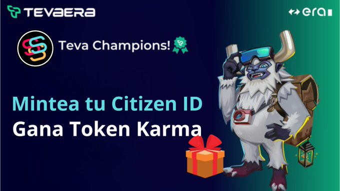 Soy Cripto on Twitter: "🎯 zkSync ERA x TEVAERA🕹️ Recuerda que si aun no tienes la "Citizen ID ...