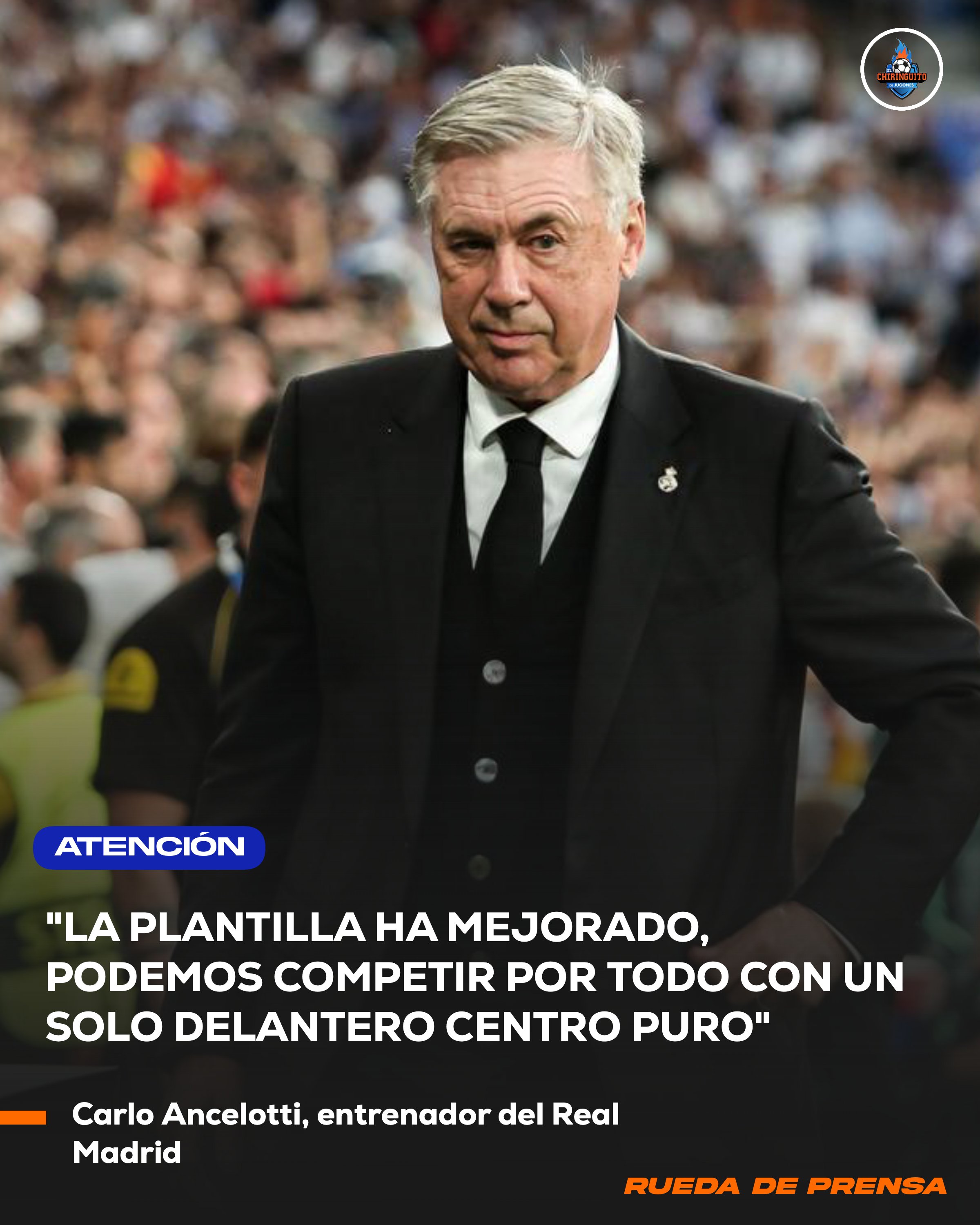 El Chiringuito TV on Twitter: "🔥Ancelotti sorprende en su primera rueda de prensa: "¿Mbappé ...