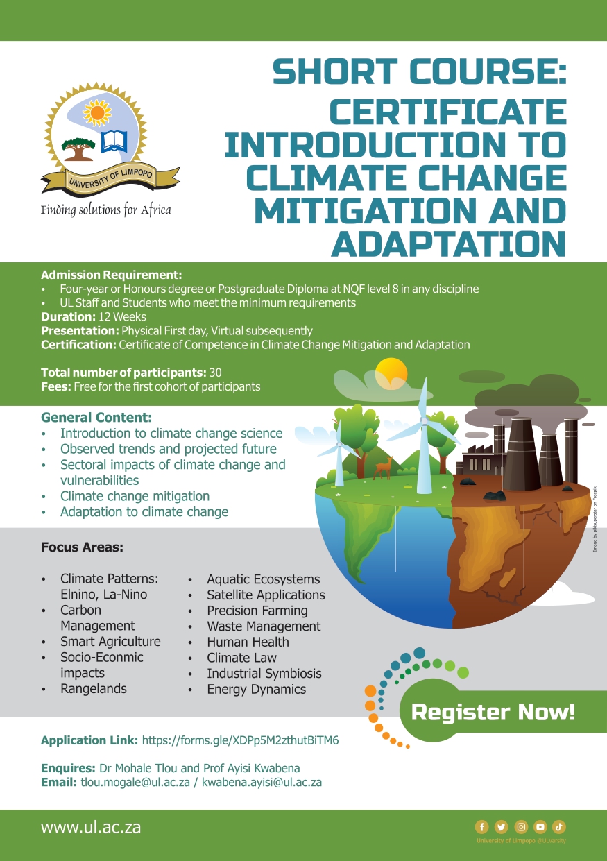 University of Limpopo on Twitter: "📢SHORT COURSE: CERTIFICATE ...