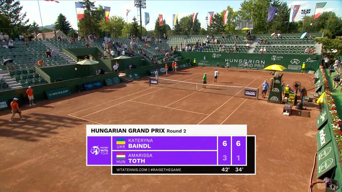 Dawid Żbik on Twitter: "Amarissa Kiara Toth przegrała z Kateryną Baindl 3:6, 1:6. w 2. rundzie ...