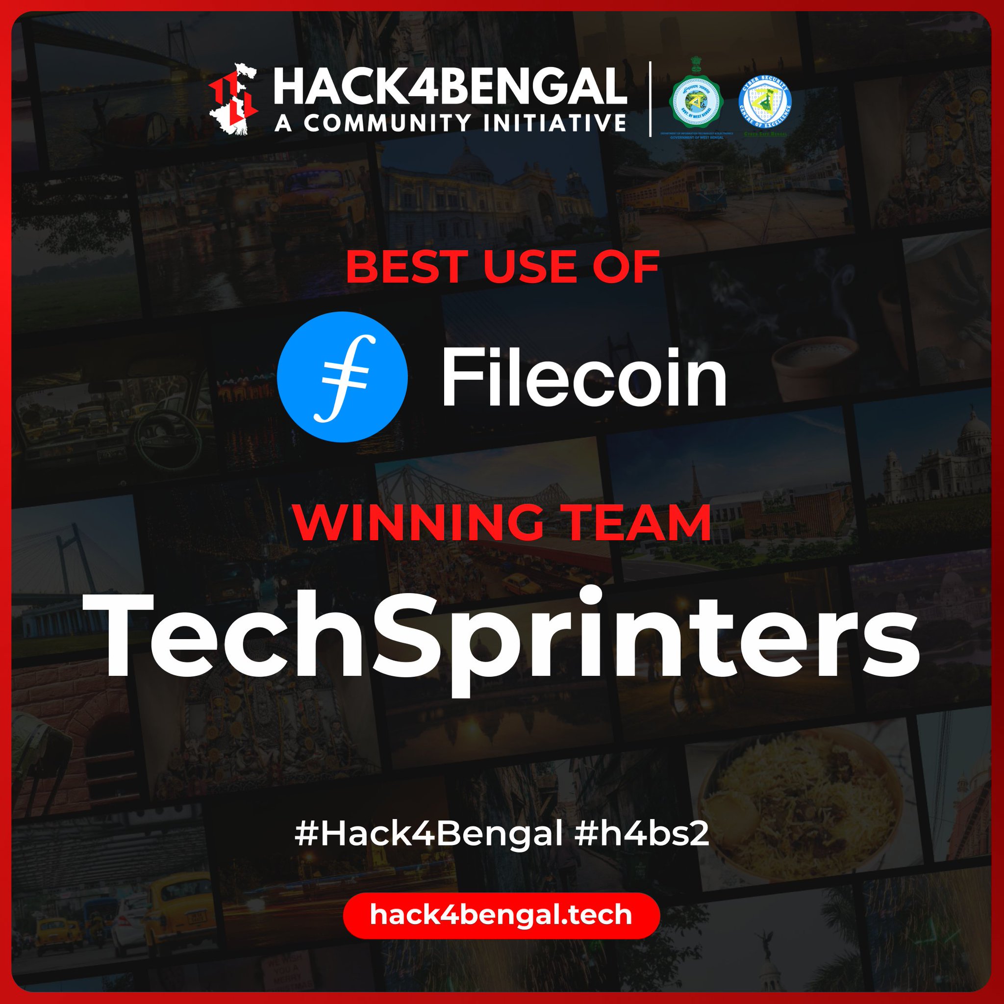 Hack4Bengal 2.0 on Twitter: "🏆 Congratulations to the @Filecoin track winners !! 🥇 ...