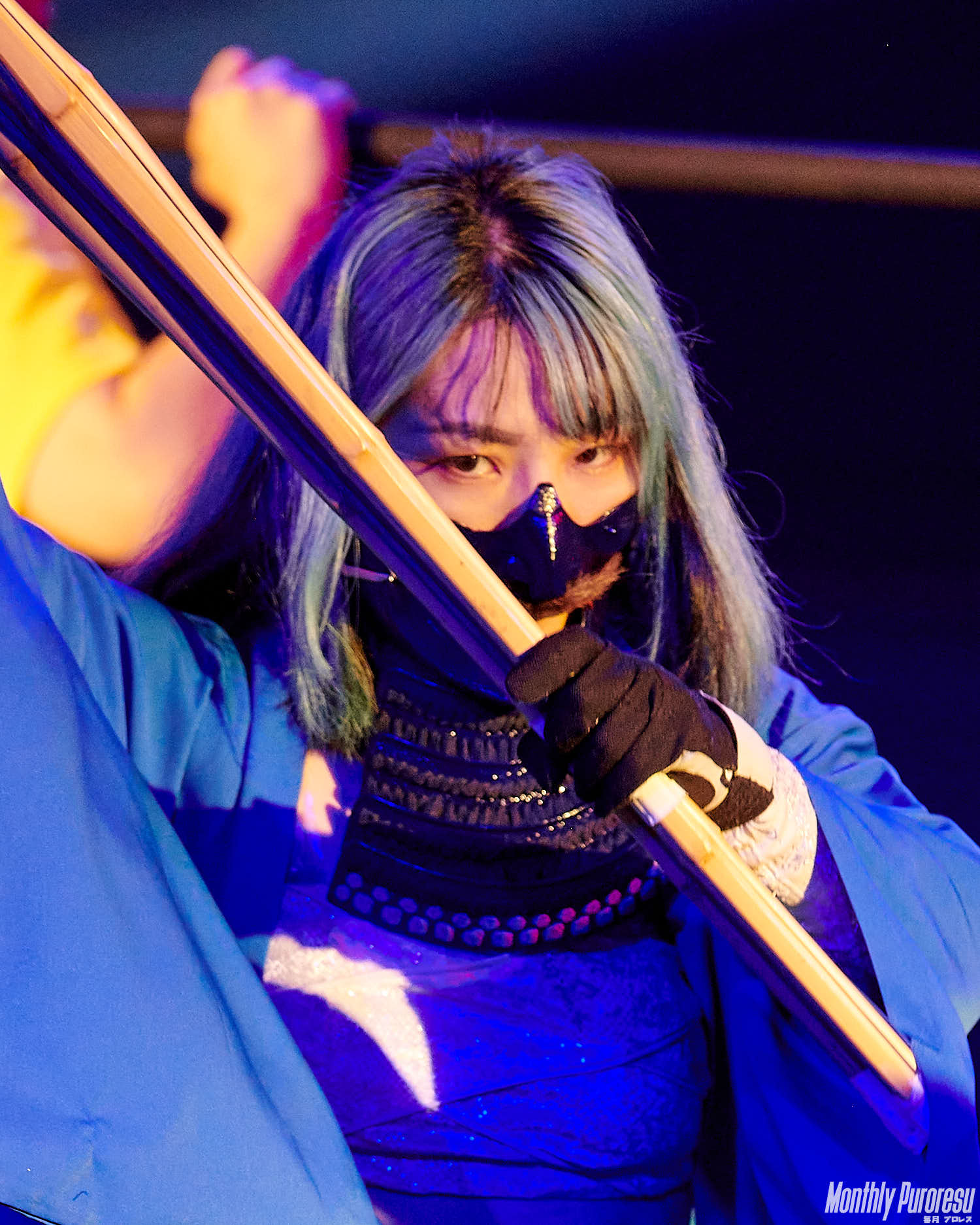 Monthly Puroresu on Twitter: "Risa Sera bleeds during a death match with Jun Kasai. "Jaguar ...