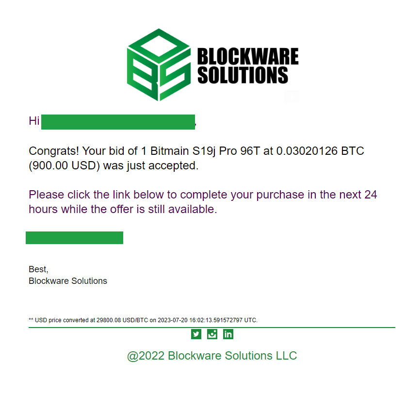 Blockware Solutions on Twitter: "What if you could place bids on #Bitcoin mining rigs, just as ...
