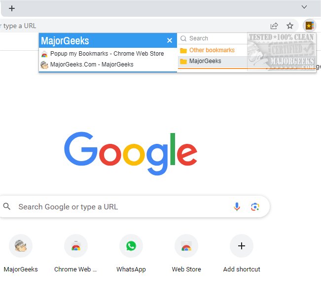 MajorGeeks on Twitter: "New! Popup my Bookmarks is a #ChromeExtension designed to enhance the ...