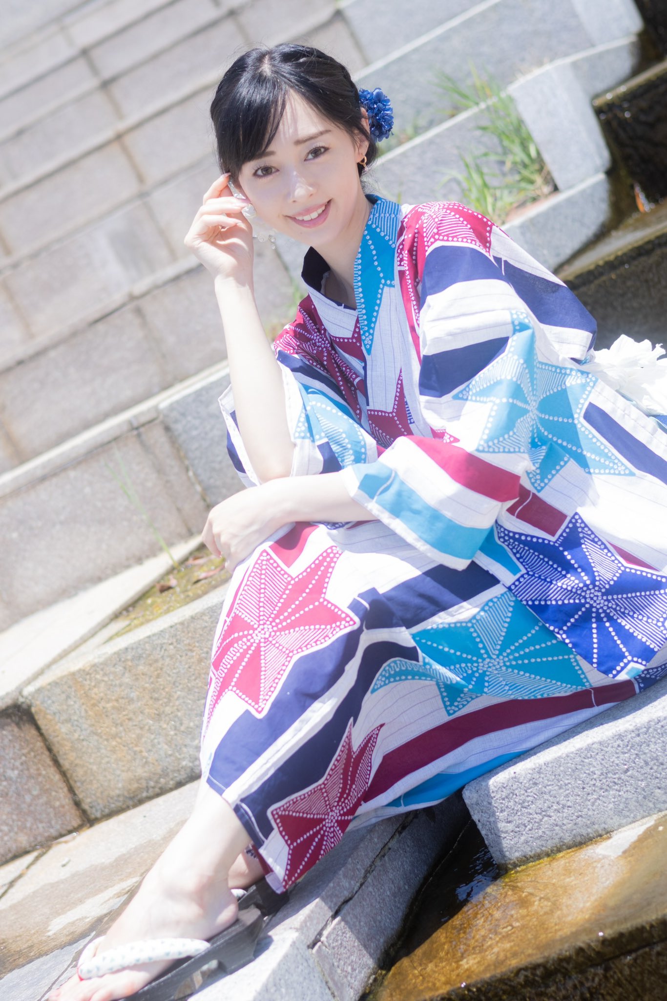 シモ🐥 on Twitter: "2023.07.02 2023 SARD浴衣撮影会 1部:SARDカラー浴衣 2023 KOBELCO GIRLS #林紗久羅 さん ...