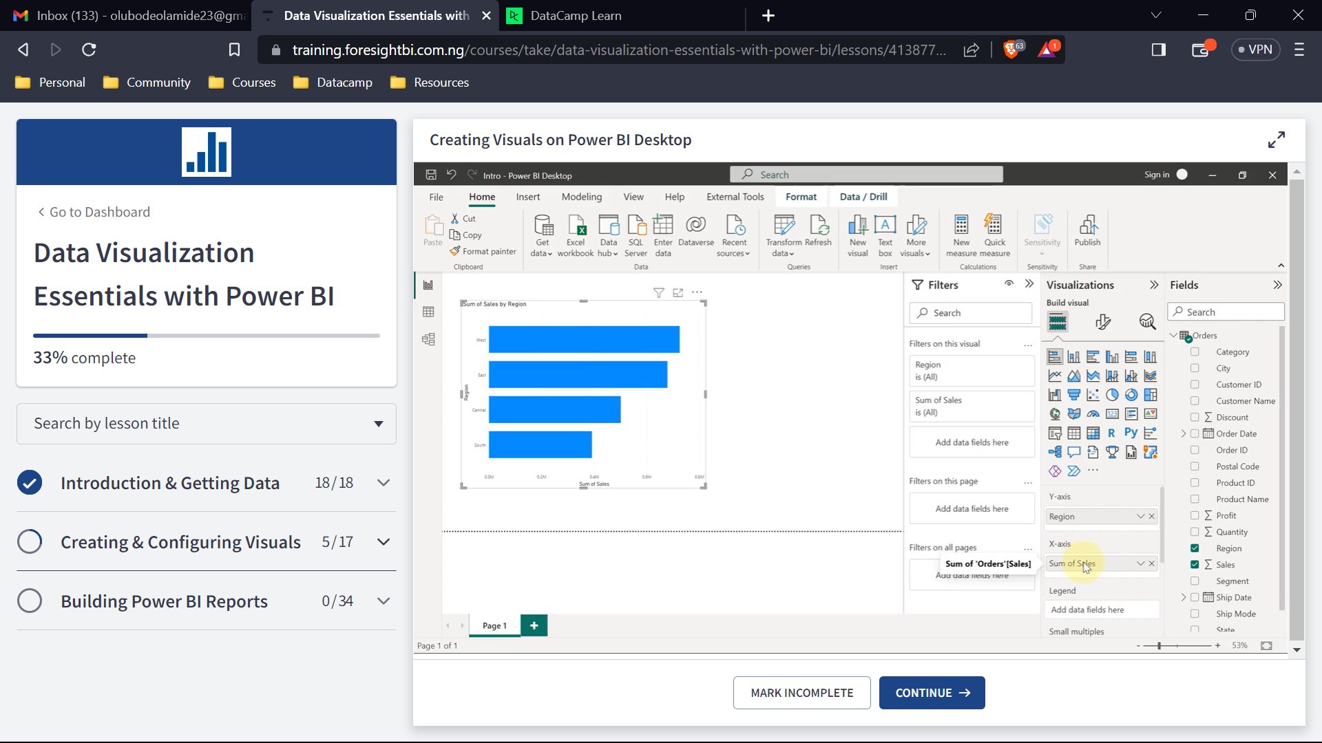 Bravo1 on Twitter: "#DataAnalytics Day 1: Power BI It's time to relearn. Today, I started ...