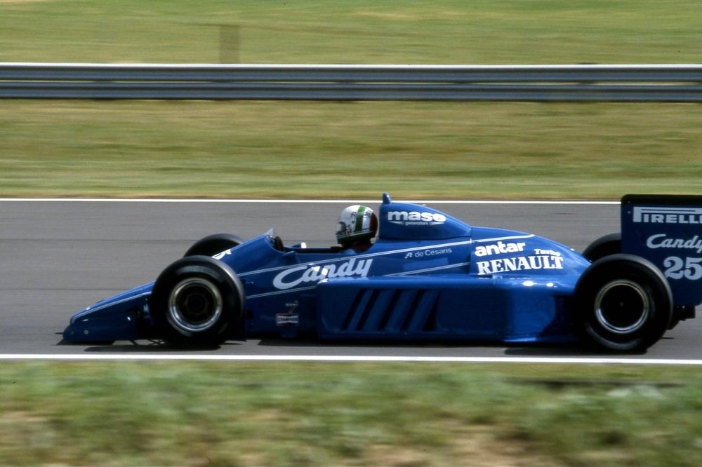 1980s F1 🏁 on Twitter: "Andrea de Cesaris praised Pirelli's tyres, having qualified an excellent ...