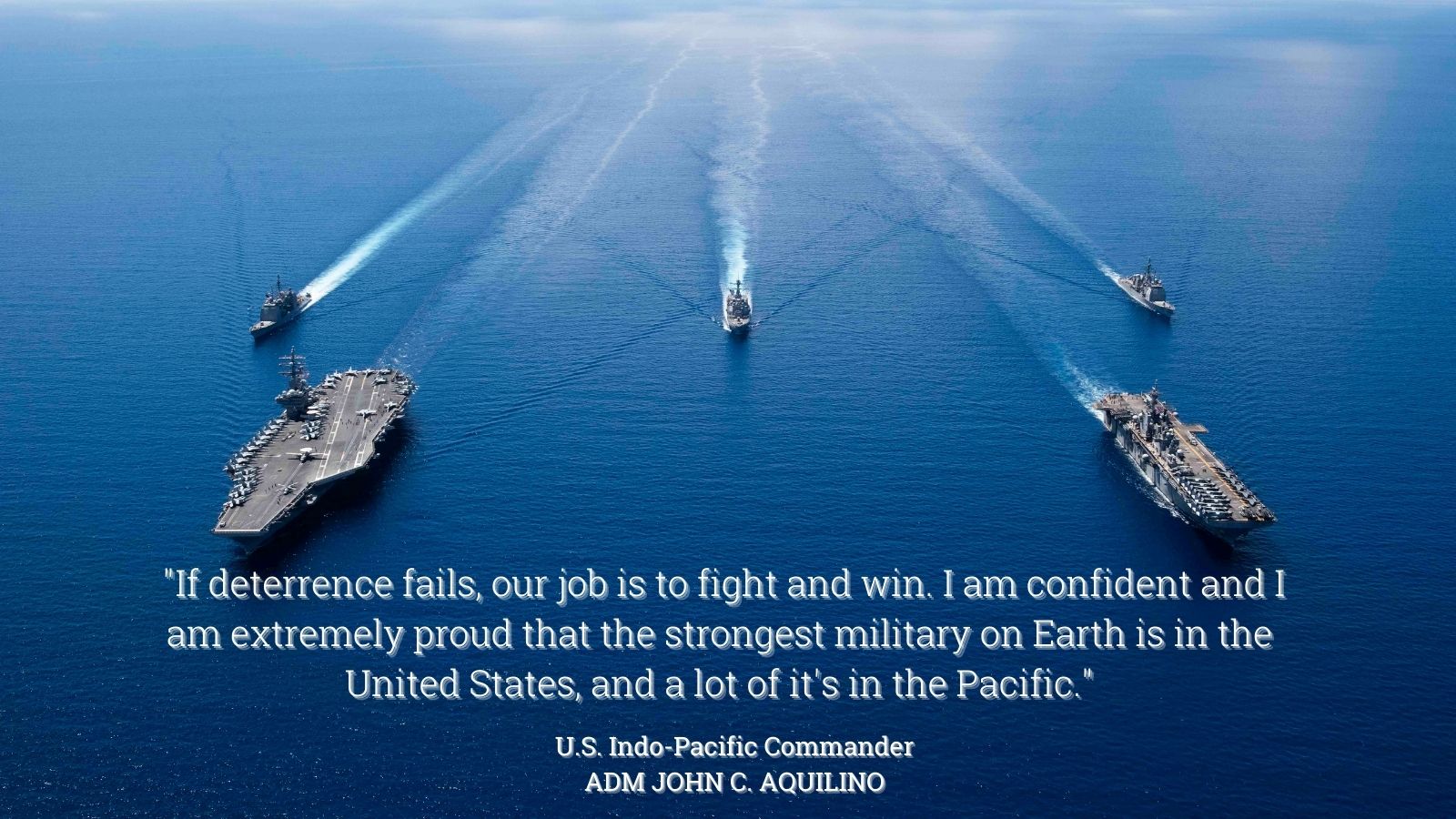 U.S. Indo-Pacific Command on Twitter: "🎙️: #USINDOPACOM Commander Adm. John C. Aquilino ...