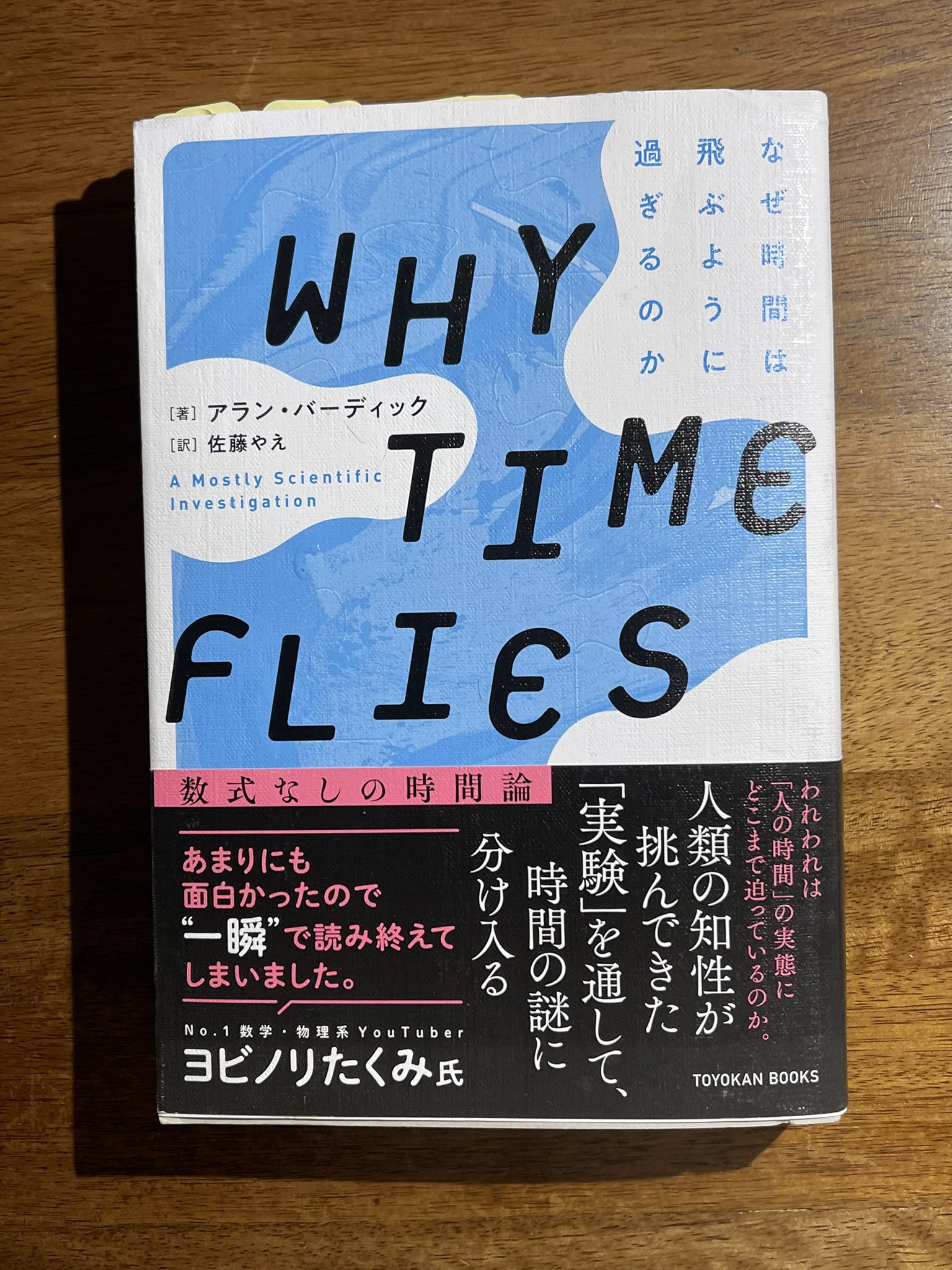 ＋M laboratory on Twitter: "アラン・バーディック『WHY TIME FLIES』(佐藤やえ訳 TOYOKAN BOOKS) 例えば視覚や聴覚のような意味での「時間覚 ...