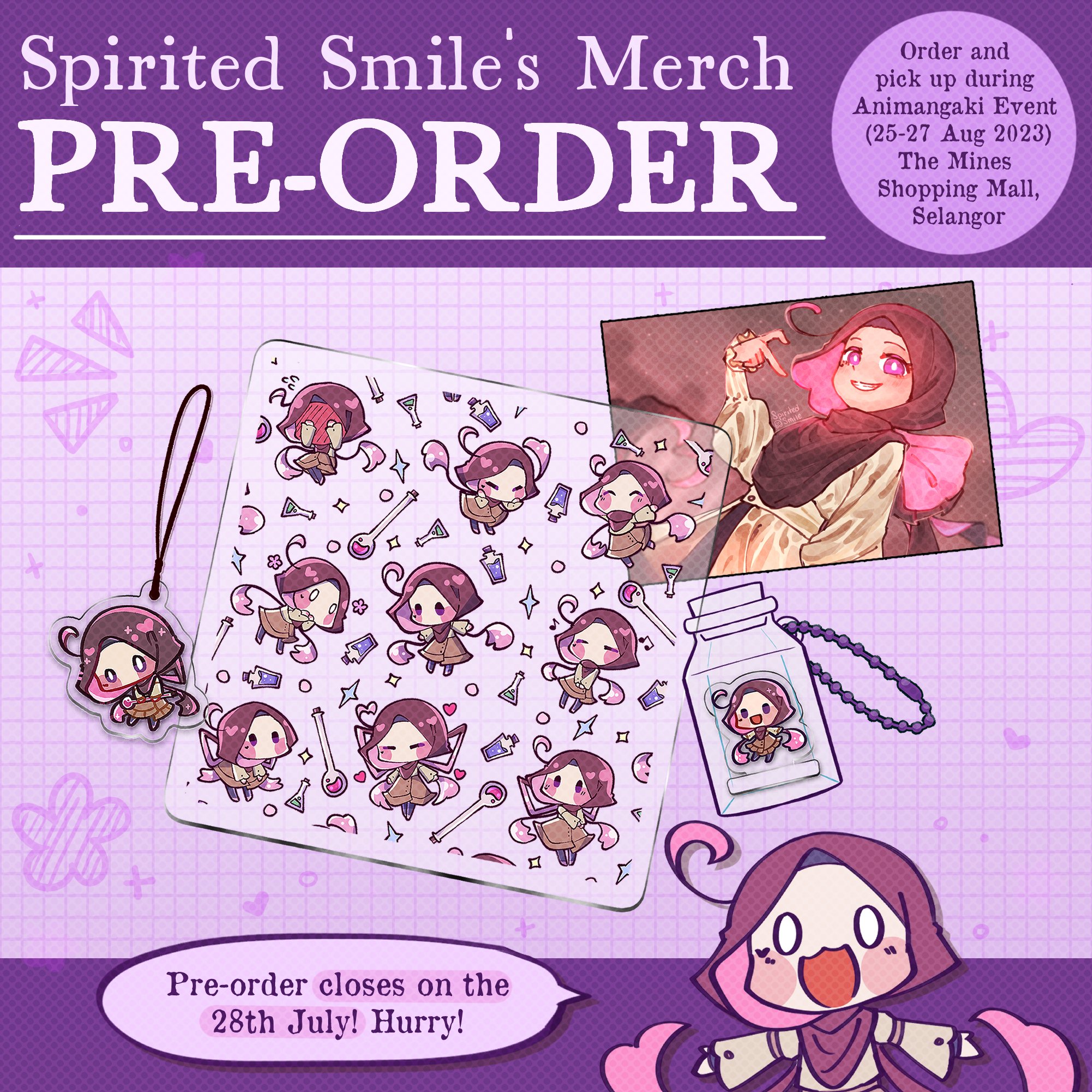 Smile on Twitter: " 𝐒𝐦𝐢𝐥𝐞'𝐬 𝐀𝐌𝐆𝟐𝟎𝟐𝟑 𝐌𝐞𝐫𝐜𝐡 𝐏𝐫𝐞-𝐎𝐫𝐝𝐞𝐫! ️The first 30 people with an order of Rm60 ...