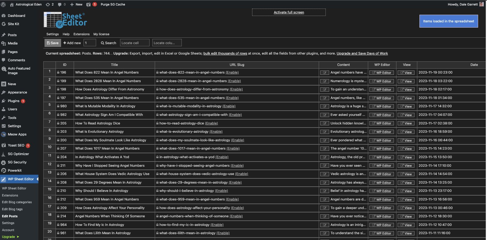Julian Goldie SEO on Twitter: "@HarpaAI 4/ 🚀Then get the FREE WP Sheet Editor plugin: This ...