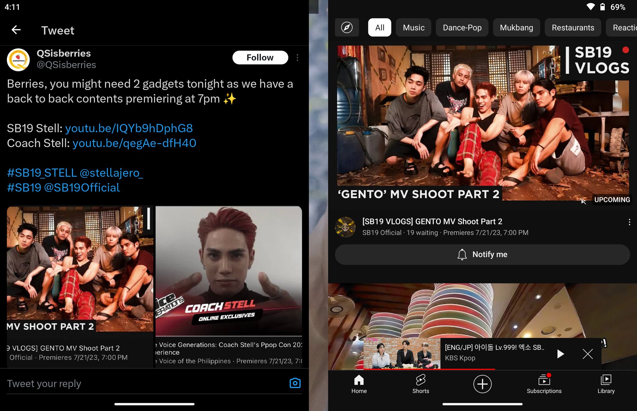 ; PABLO #BABY SI STELL ⚠️ on Twitter: "Ito ang silbi ng dual screen kineme ng phone ko HAAHHAAHA ...