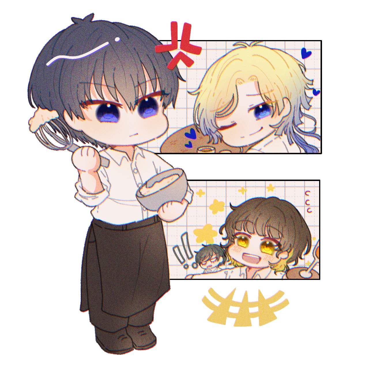 くみ/kumi🐰 open commission on Twitter: " Welcome to the Blue Lock Cafe! ngro , kiis , rnbc , kncg ...