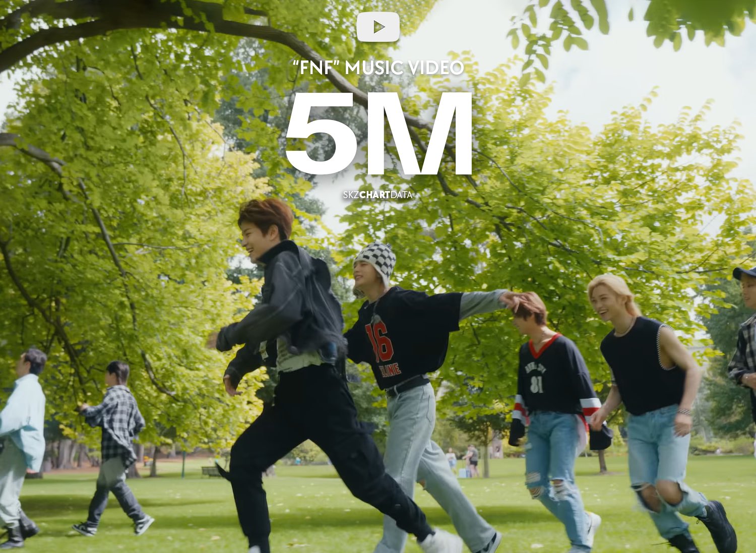Stray Kids Chart Data on Twitter: ""FNF" Video has now surpassed 5,000,000 (5M) views on YouTube ...