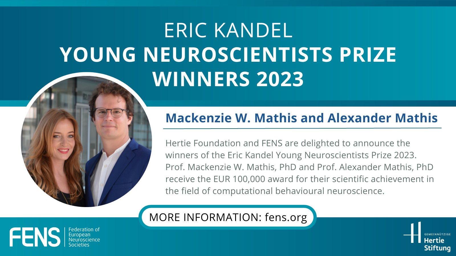 FENS on Twitter: "🎉 Congratulations 🎉 🤩 FENS is delighted to announce the 2023 Eric Kandel Young ...