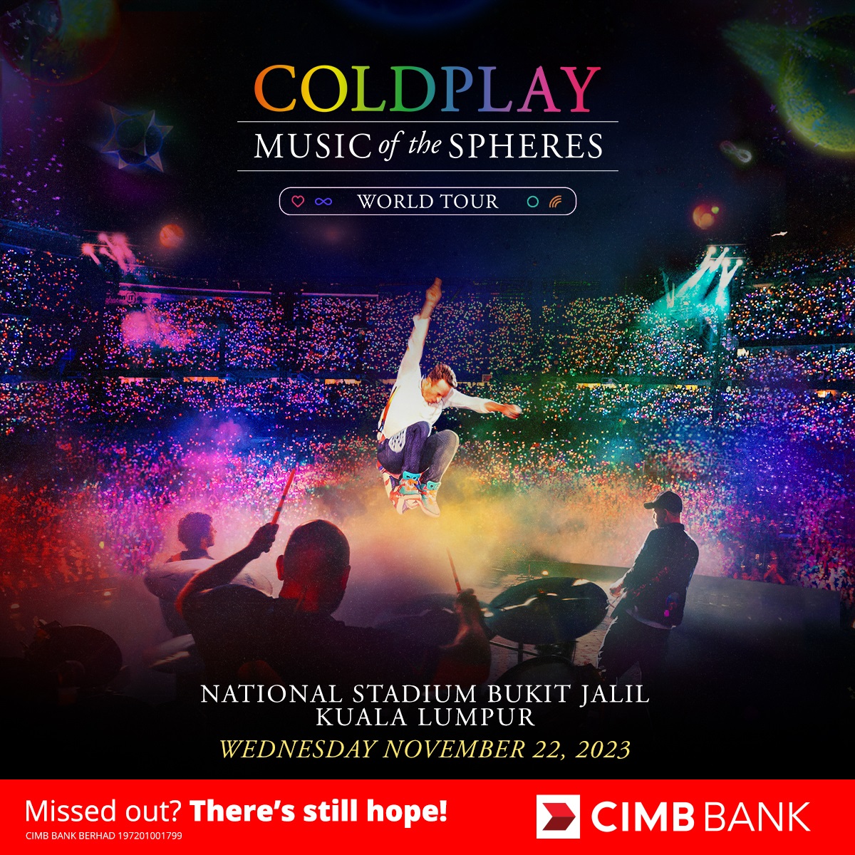 CIMBMalaysia on Twitter: "Stand a chance to win tickets to Coldplay Music of the Spheres World ...