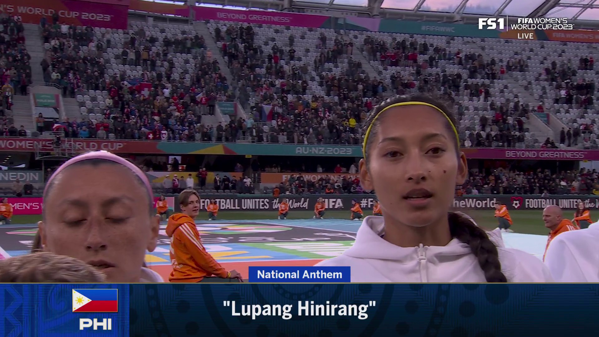 FOX Soccer on Twitter: "FOR THE FIRST TIME EVER 🎵 The Philippines' national anthem plays at the ...