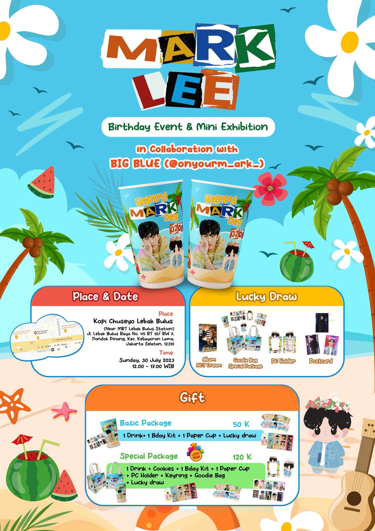 Intan🍳 on Twitter: "{Help RT} MarkF🐯📢📢📢 Mark Lee’s Birthday Event & Mini Exhibition in ...