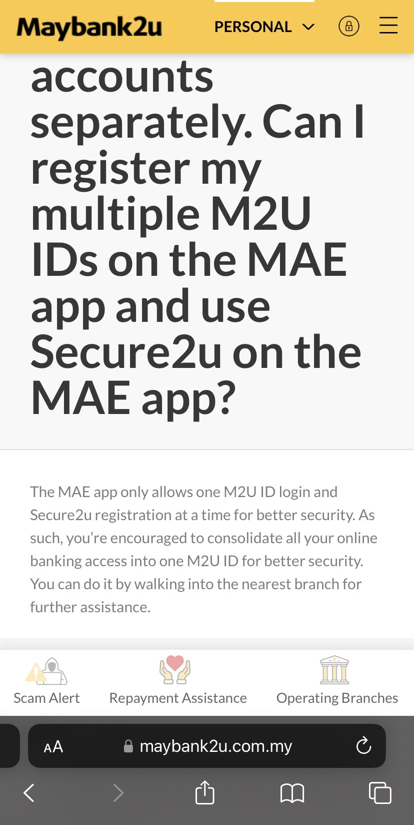 Rabbani Sujak on Twitter: "@MyMaybank Don’t ever launch unfinished apps/system and permanently ...