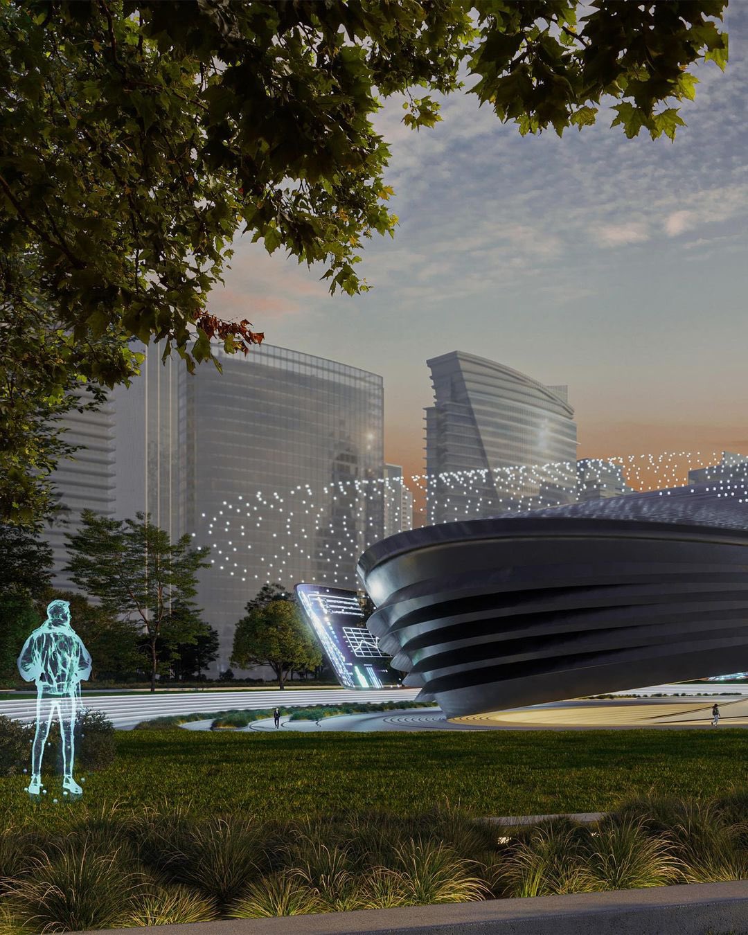 ParametricArchitecture on Twitter: "Cyber Pavilion, developed by Jan Wilk. Architectural ...