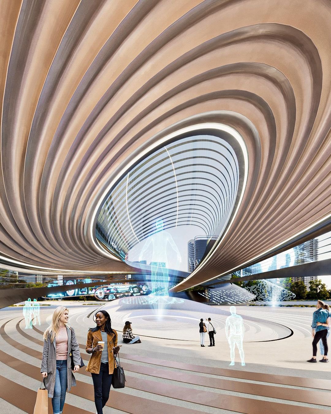 ParametricArchitecture on Twitter: "Cyber Pavilion, developed by Jan Wilk. Architectural ...