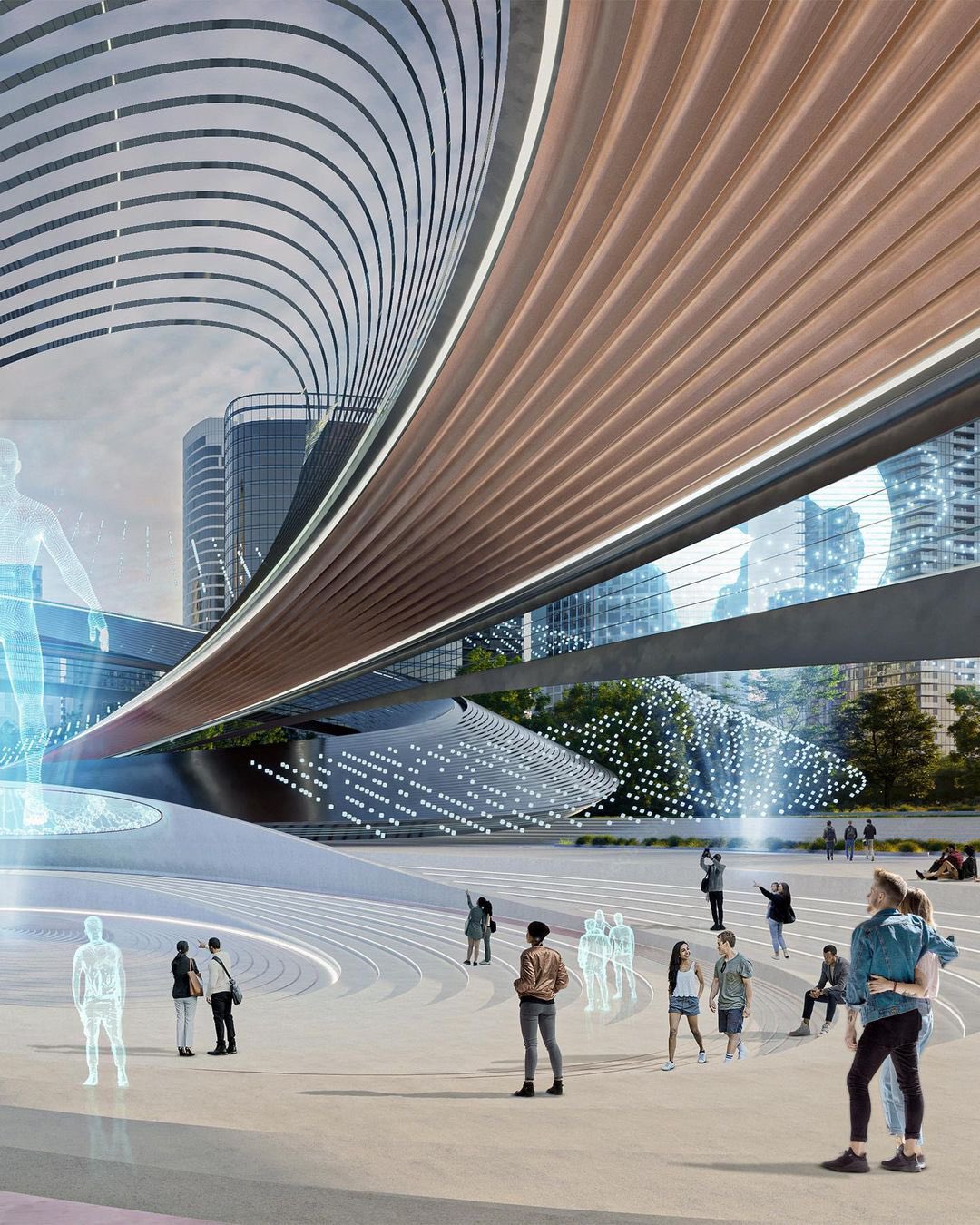 ParametricArchitecture on Twitter: "Cyber Pavilion, developed by Jan Wilk. Architectural ...