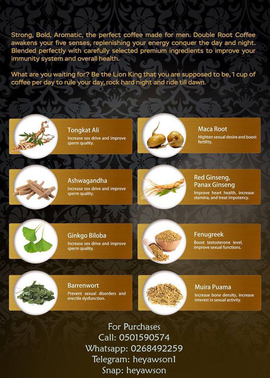 ᴊᴏᴅᴇʟ ʜᴜʙ 🥱🇬🇭 on Twitter: "CoffeeMan Again oo. For weak erection, early ejaculation, low libido ...