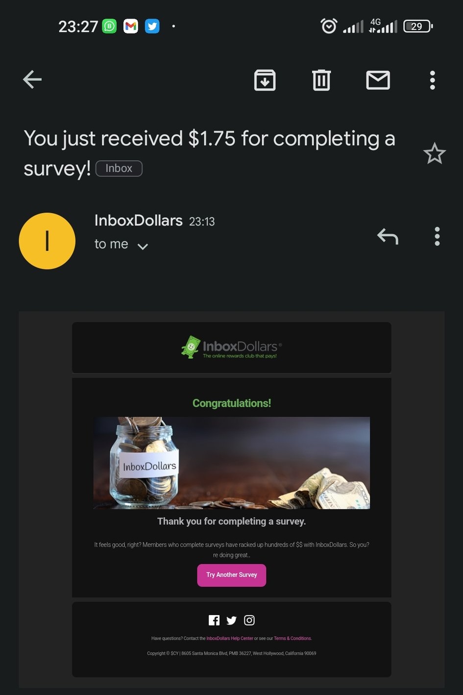 Mélch Leonard on Twitter: "Inbox Dollars Instructions. - Kama email zinagoma, clear history ...