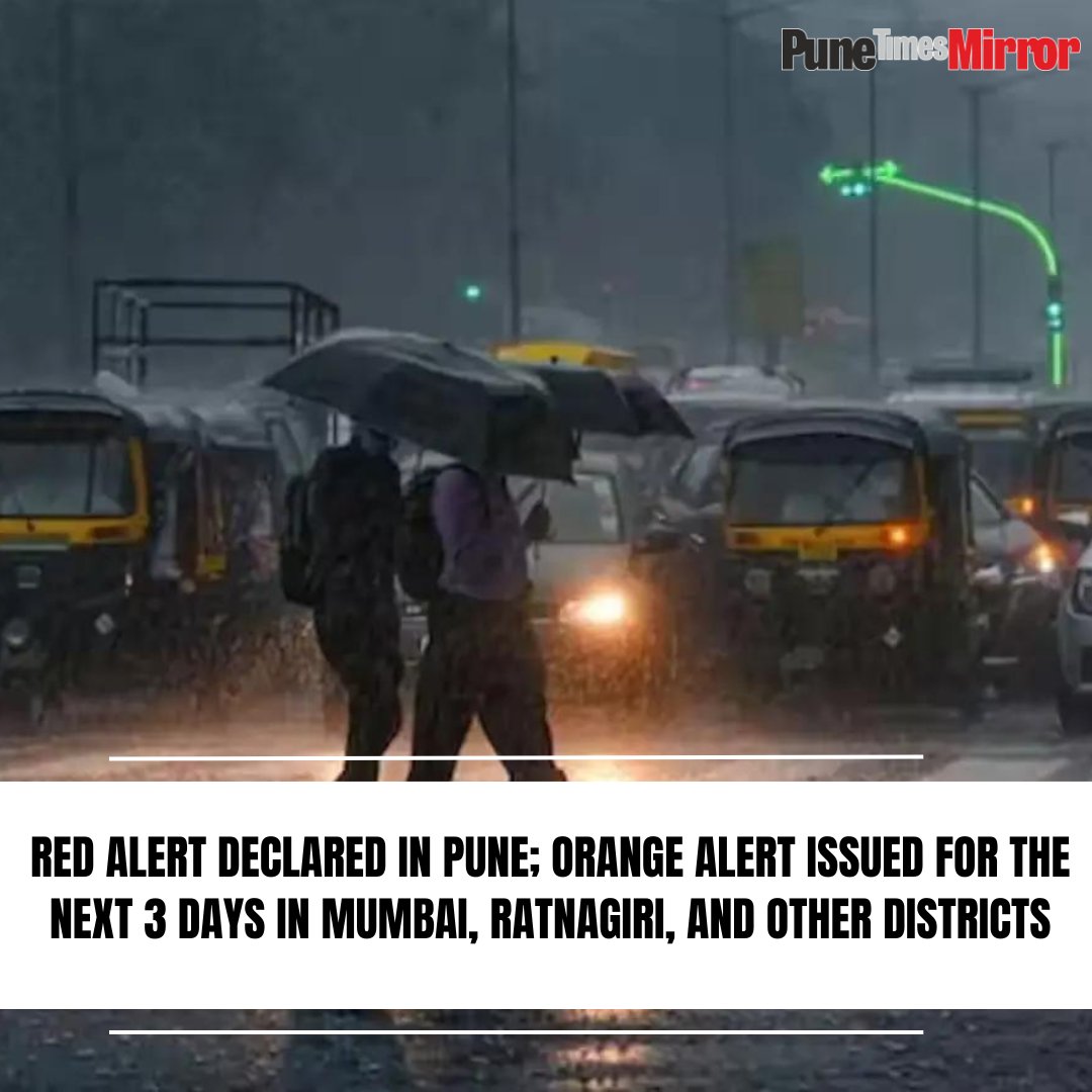 Pune Mirror on Twitter: "The low-pressure belt formed in North India has tilted toward the South ...