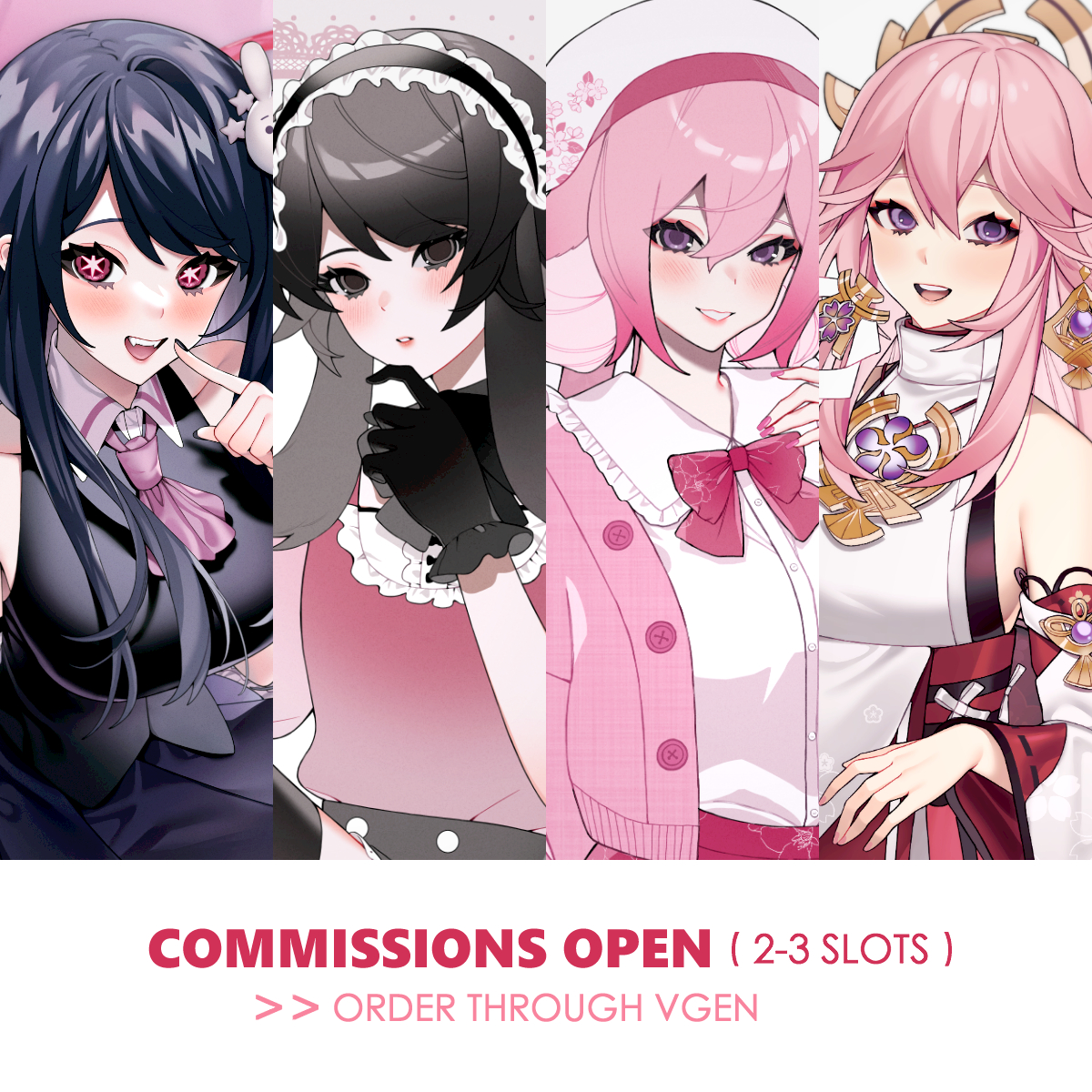 Nana 🌸 COMMISSION OPEN on Twitter: "[RTs would help a lot🙏] 🎀C♡MMISSI♡NS OPEN🎀 I need extra ...