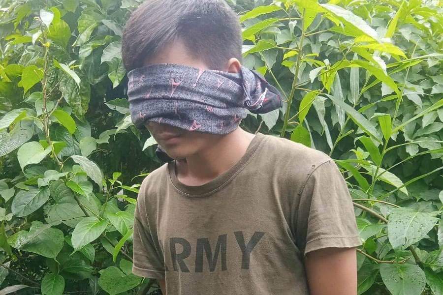 Chindwin News Agency on Twitter: "A junta soldier belonging to the Light Infantry Battalion ...