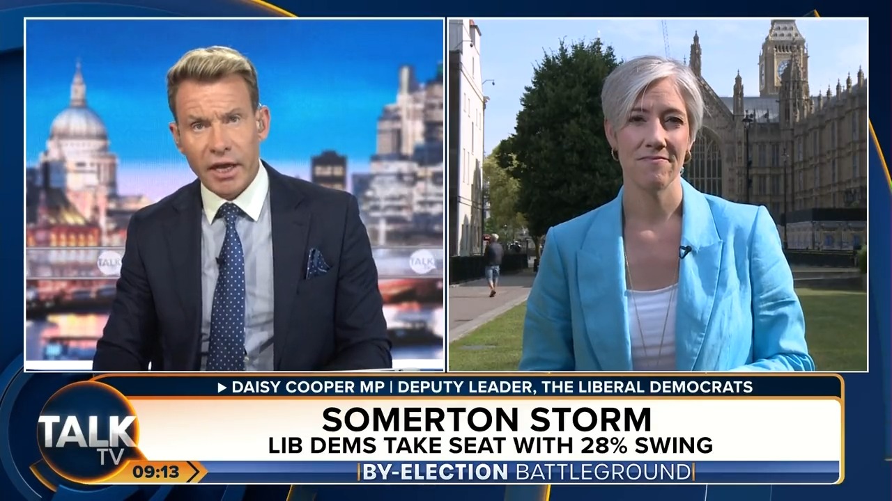 TalkTV on Twitter: "Lib Dem deputy leader Daisy Cooper says the Nigel Farage Coutts scandal is a ...