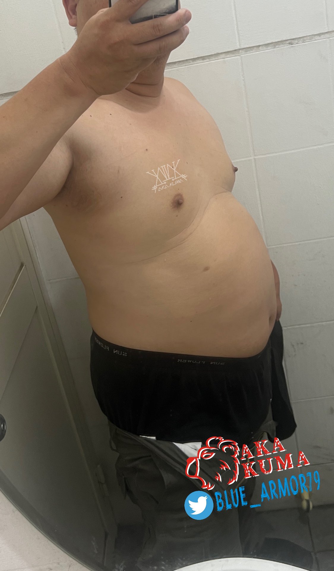 赤熊 AKA KUMA on Twitter: "今年3月換新工作 到現在4個多月 四處奔波勞累 然後5月底老爸中風 事情一坨擠在一起 根本沒空去運動 直接復胖 幹！ 根本職業傷害！ #哭哭 ...