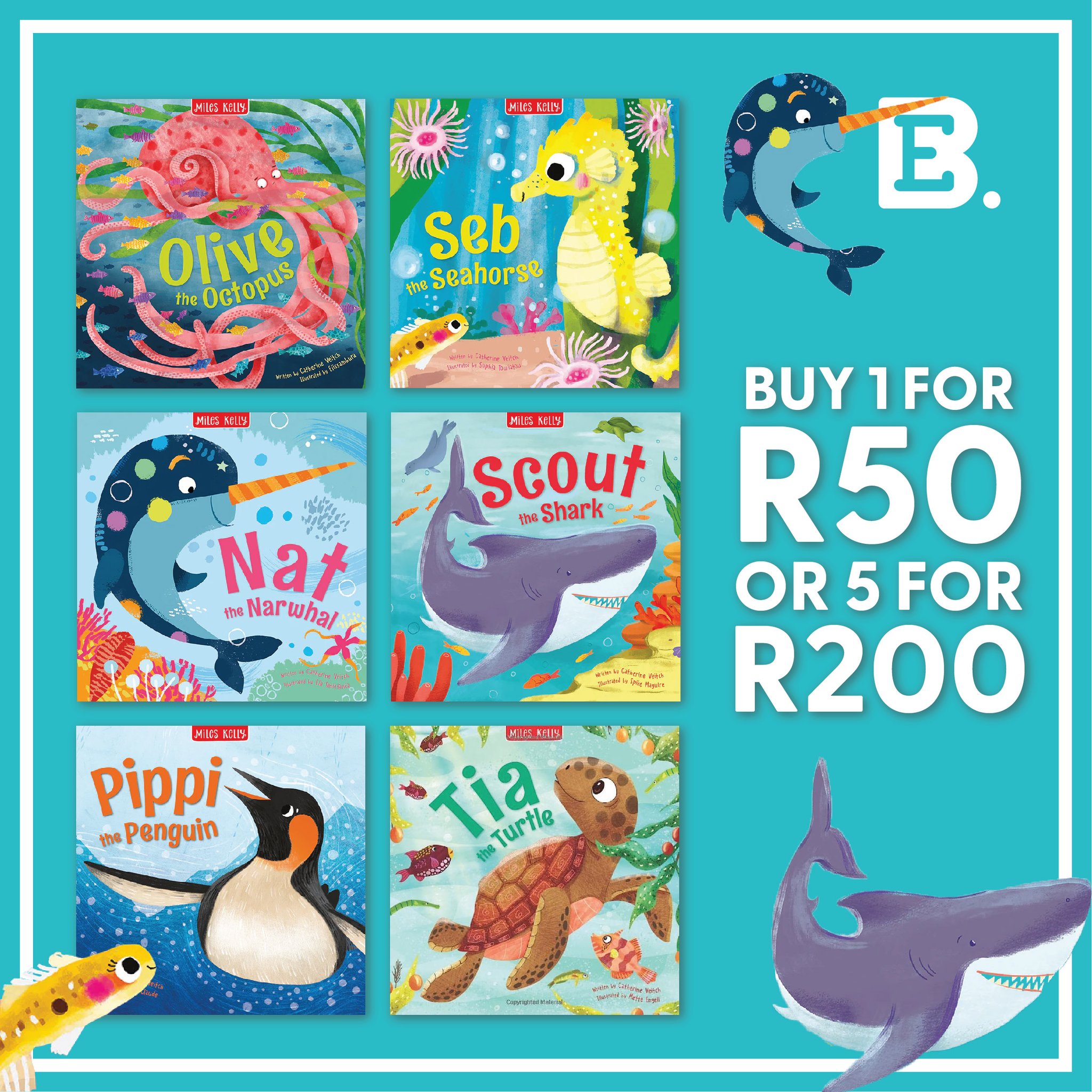 Exclusive Books on Twitter: "🎶 Life is sweet under the sea with these ...