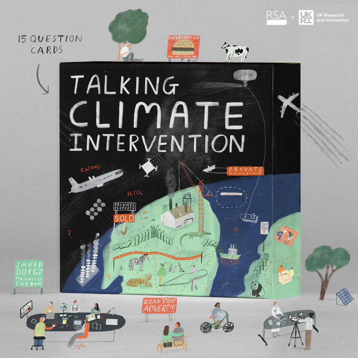 Maisy Summer on Twitter: "Illustrated set of 15 Climate Intervention ...