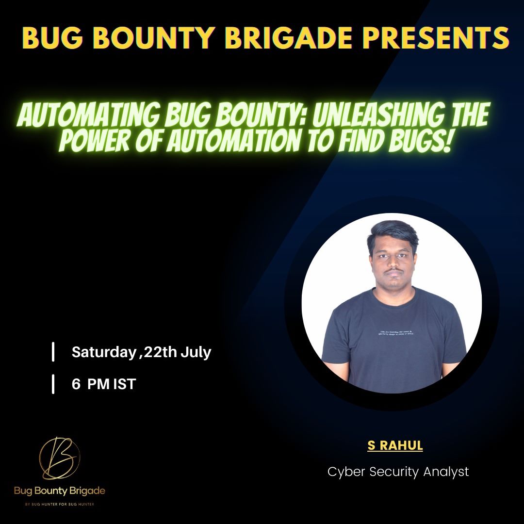 Bug Bounty Brigade on Twitter: "📢 Exciting Announcement: Bug Bounty Brigade Community Event 🐛💪 ...