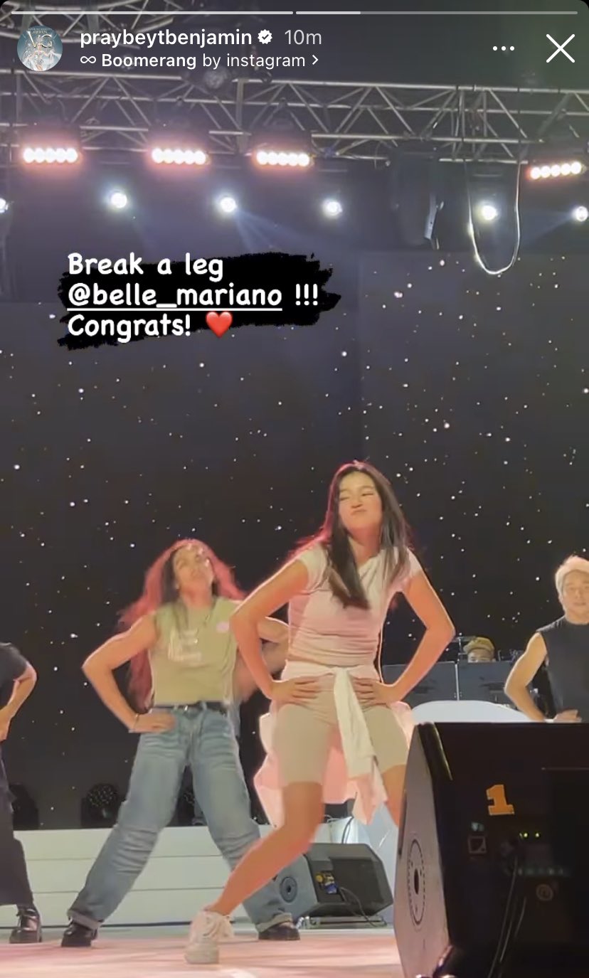 d. is seeing belle tmw´ˎ˗ on Twitter: "Meme Vice’s IG story! 🥹 ️ #BelleBelovedConcert | # ...