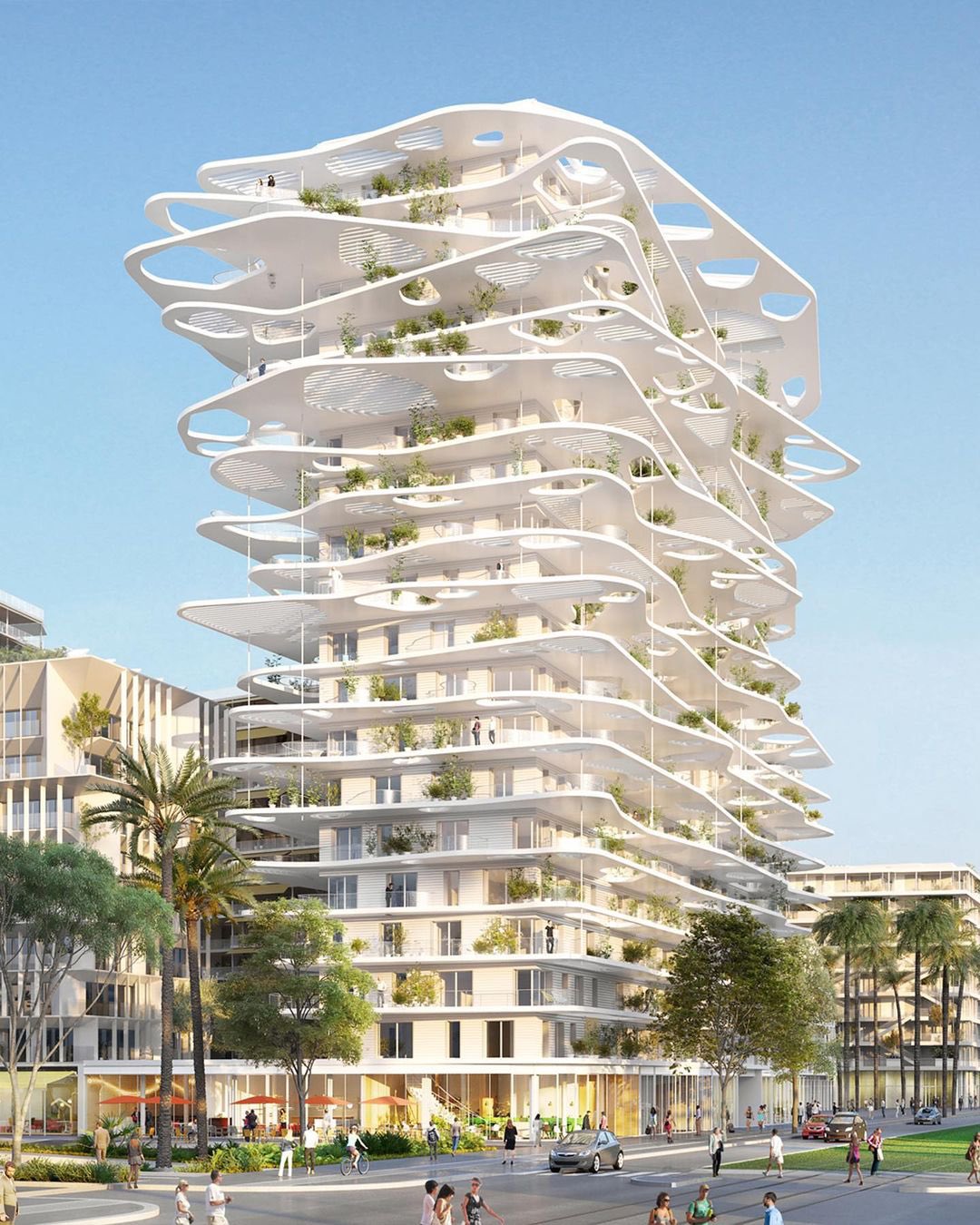 Parametricarchitecture On Twitter Méridia Tower Designed By Soufujimoto Is A Design Proposal