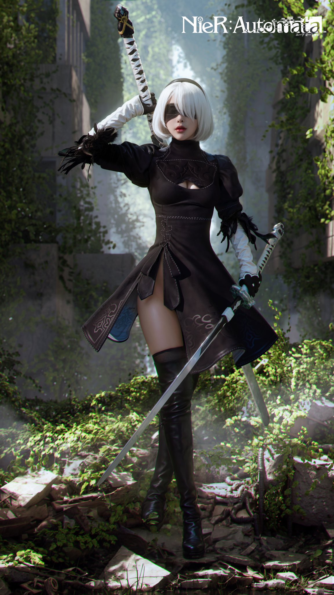 Asu_coser on Twitter: "#2B cosplay challenge Day 3 It’s raining heavily today🌧🌧 but it is ...